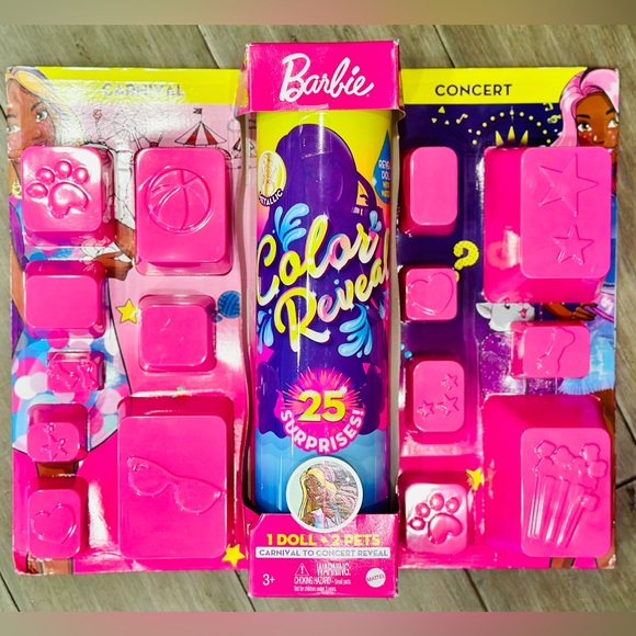 Barbie | Toys | Nib Barbie Color Reveal Doll Set With 25 Surprises ...
